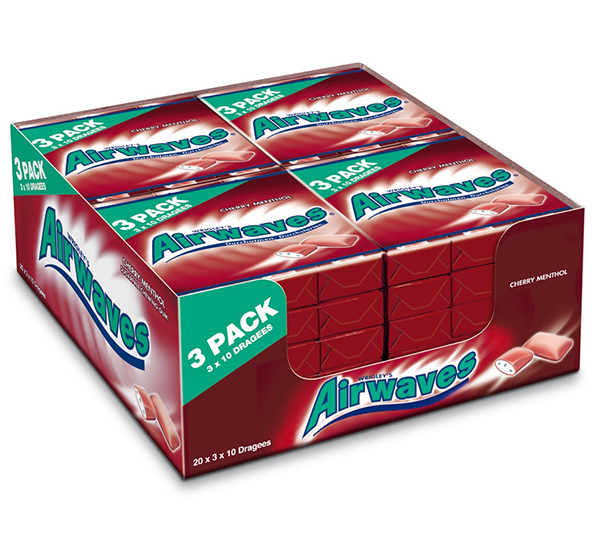 Süßwaren Versandkostenfrei | Wrigleys Airwaves Cherry Menthol Display