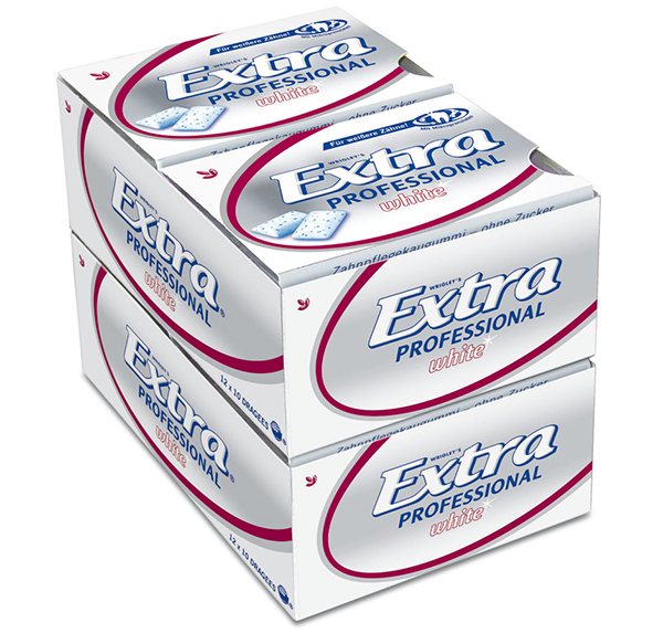 Süßwaren Versandkostenfrei | Wrigleys Extra Professional White Display