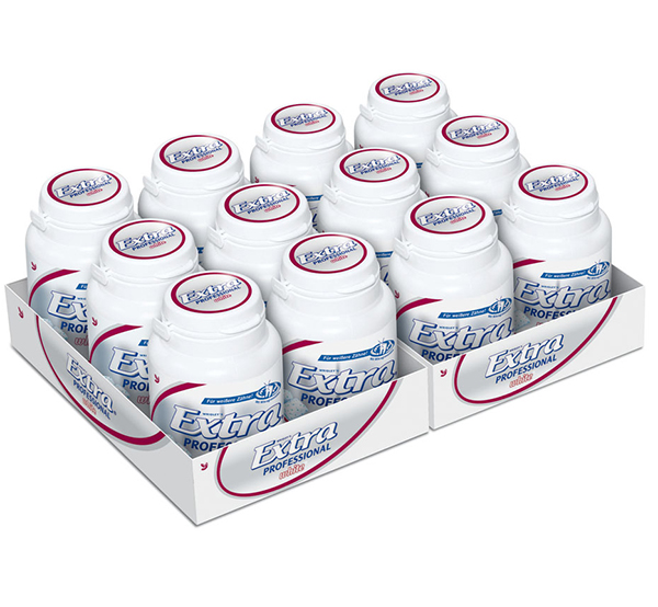 Süßwaren Versandkostenfrei | Wrigleys Extra Professional White Dose Display