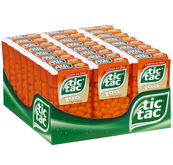 Sweets Free shipping | Ferrero Tic Tac fresh orange bulk pack display
