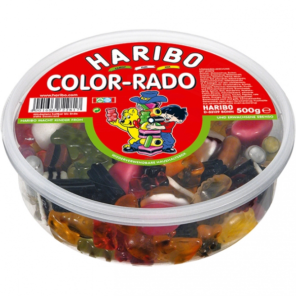 Sweets Free shipping | Haribo Color-Rado box