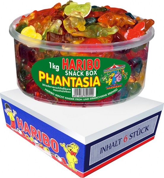 Süßwaren Versandkostenfrei | Haribo Snack Box Phantasia Display