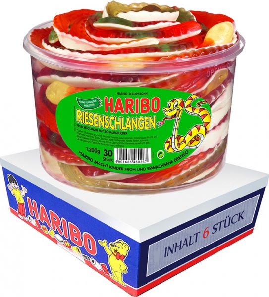 Sweets Free shipping | Haribo Giant snakes display