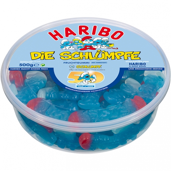 Sweets Free shipping | Haribo Smurfs Snack Box
