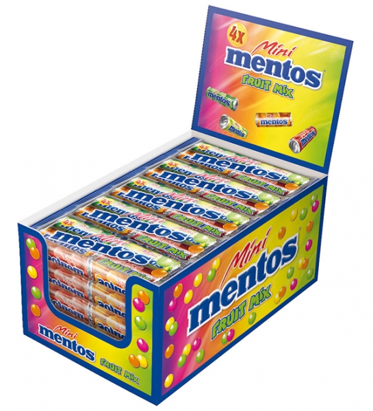 Sweets Free shipping | Fruit Mix Mentos Minis Multi Pack Display