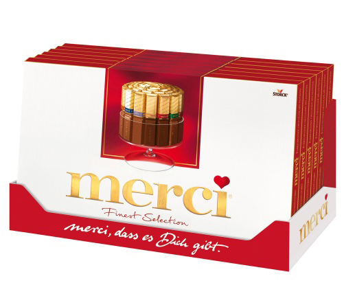 Süßwaren Versandkostenfrei | Storck Merci große Vielfalt Display