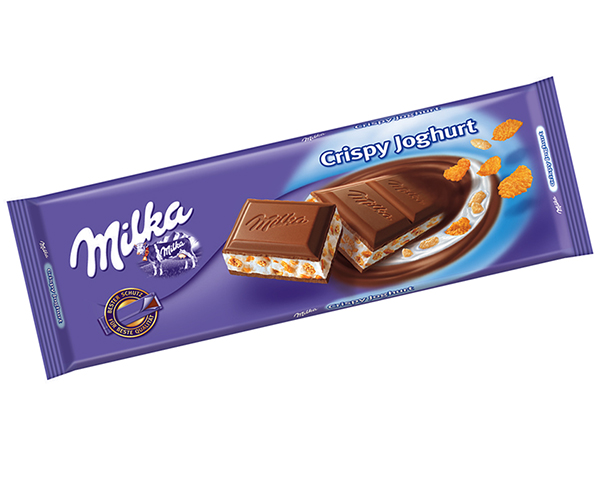 Sweets Free shipping | Milka Crispy Yoghurt 300g