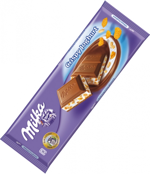 Sweets Free shipping | Milka Crispy Yoghurt 300g