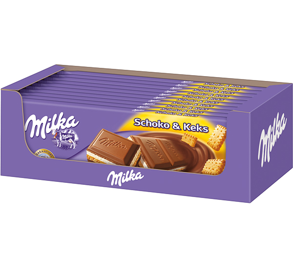 Süßwaren Versandkostenfrei | Milka Schoko & Keks Display