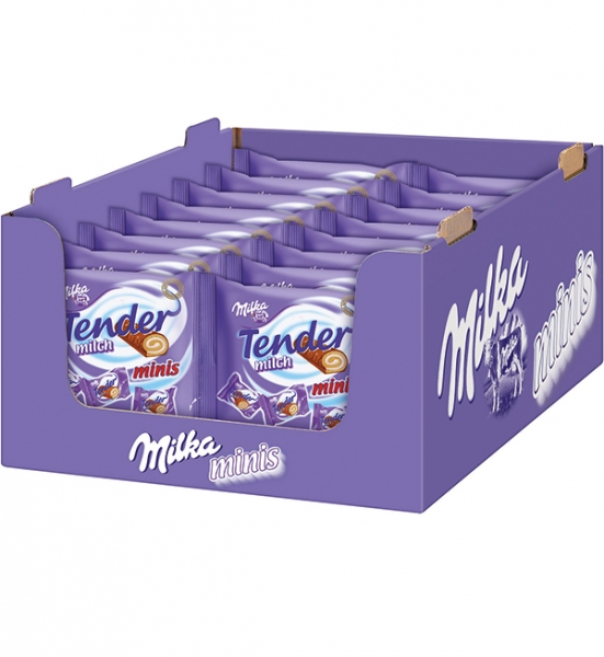 Sweets Free shipping | Tender Milka Minis Display