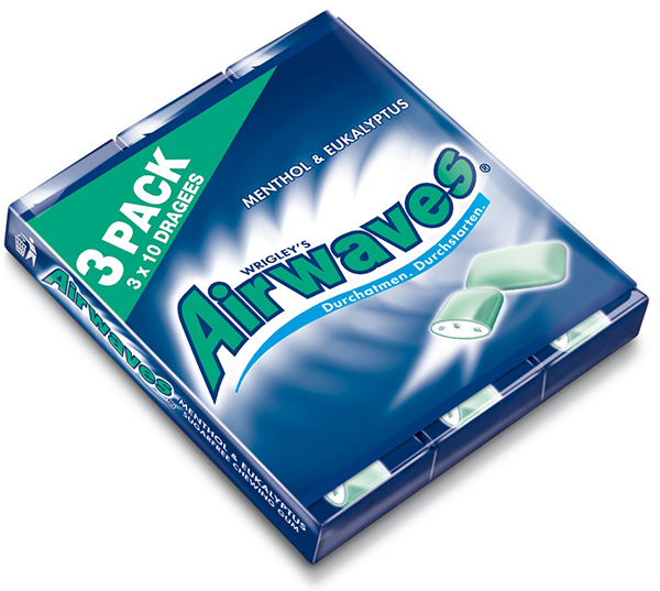 Sweets Free shipping | Wrigleys Airwaves Menthol Eucalyptus display