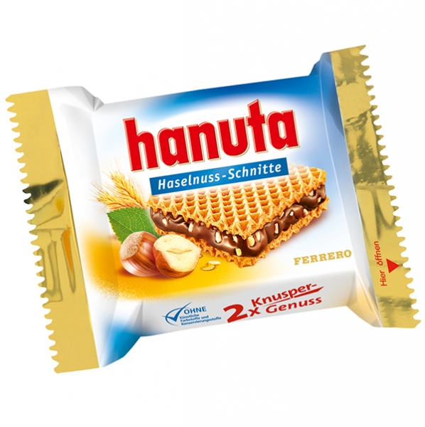 Süßwaren Versandkostenfrei | Ferrero Hanuta Doppelpack Display